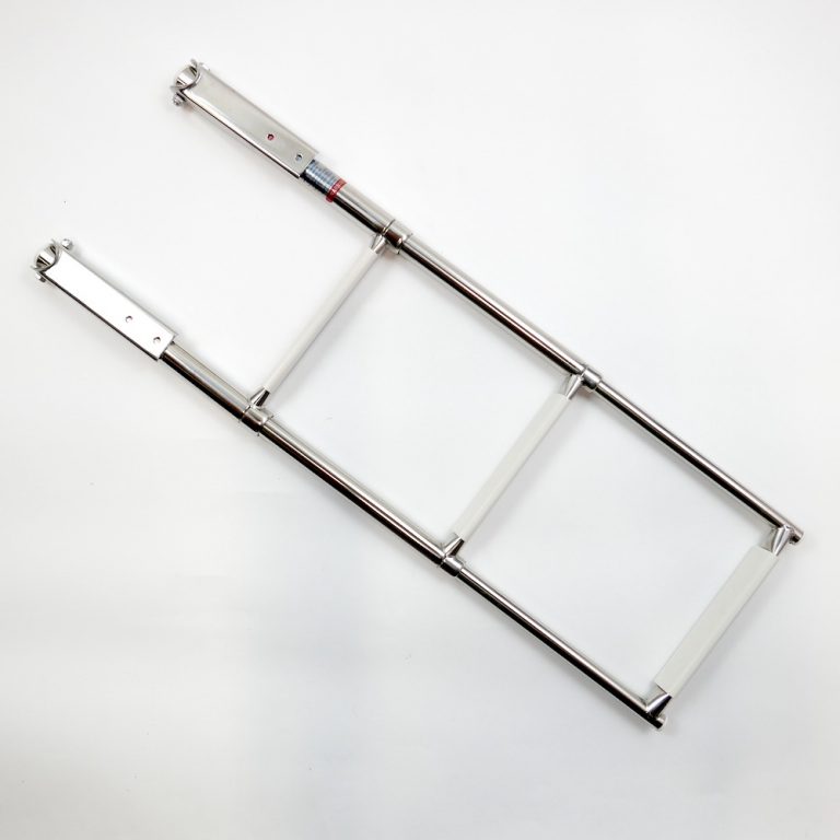 Telescopic Boarding Ladder, 316 Stainless Steel, 3 Steps - midmarine.com