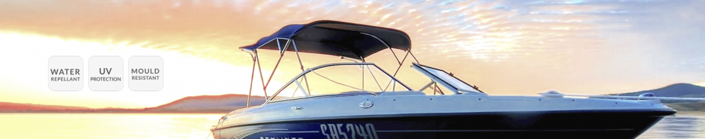 'Italian Style' and 'American Style' Biminis for Boats of different sizes.